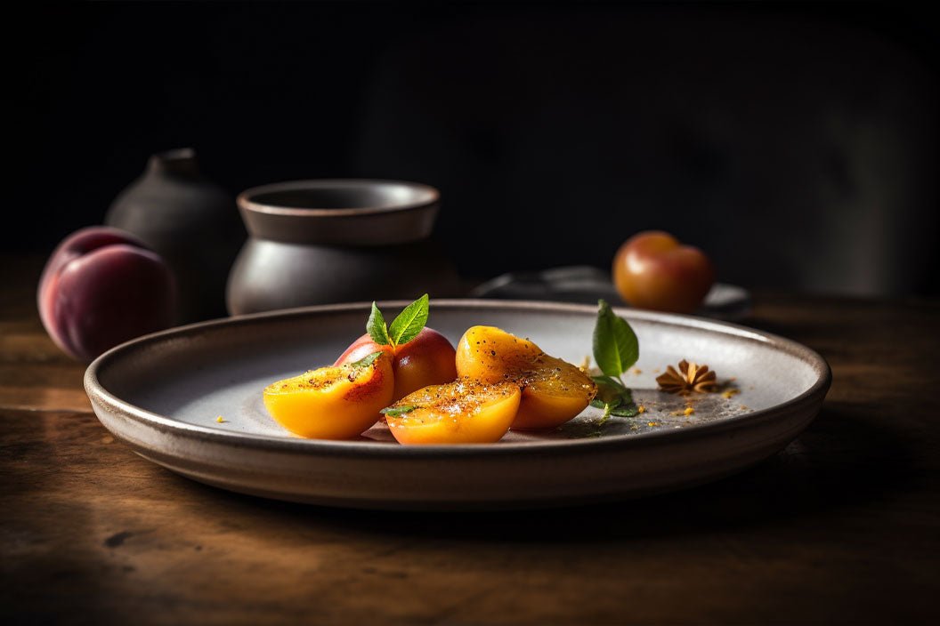 Warm Spiced Peaches Infused with Fragrant Spices – santokuknives