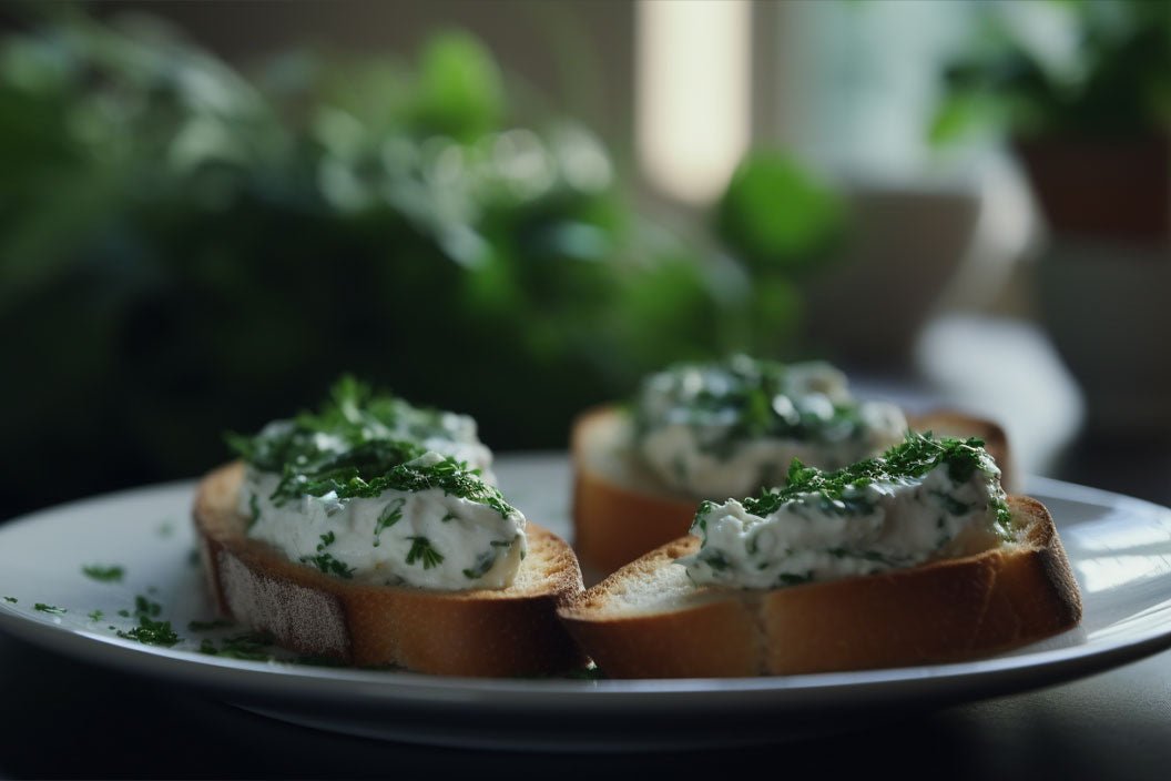 Whipped Ricotta and Herb Crostini Recipe – santokuknives