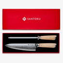 Haruta (はるた) Box set Chef Knife & Steel Set – santokuknives